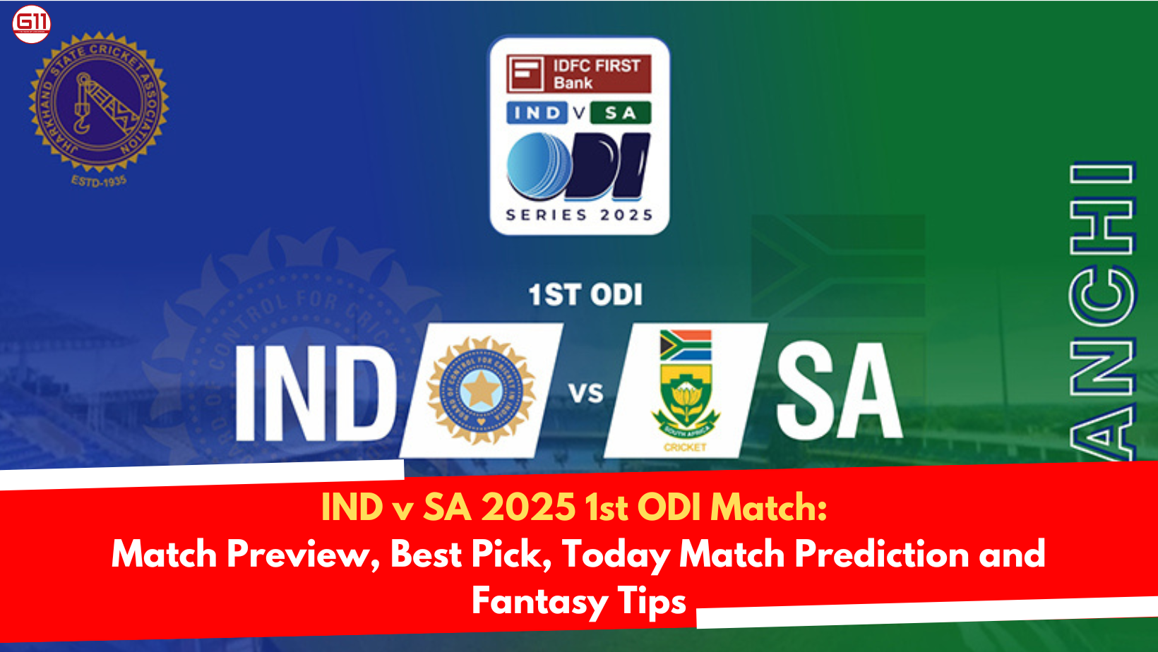 IND v SA 2025 1st ODI Match: Match Preview, Best Pick, Today Match ...