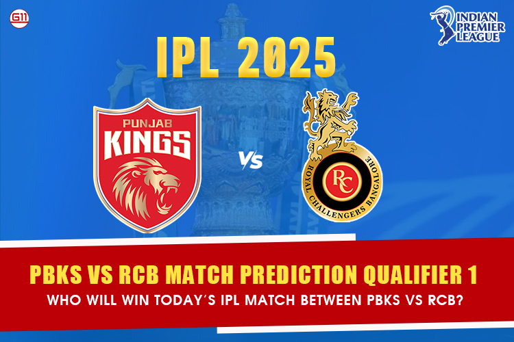 IPL 2025: PBKS vs RCB Match Prediction Qualifier 1– Who will win today’s IPL match between PBKS vs R