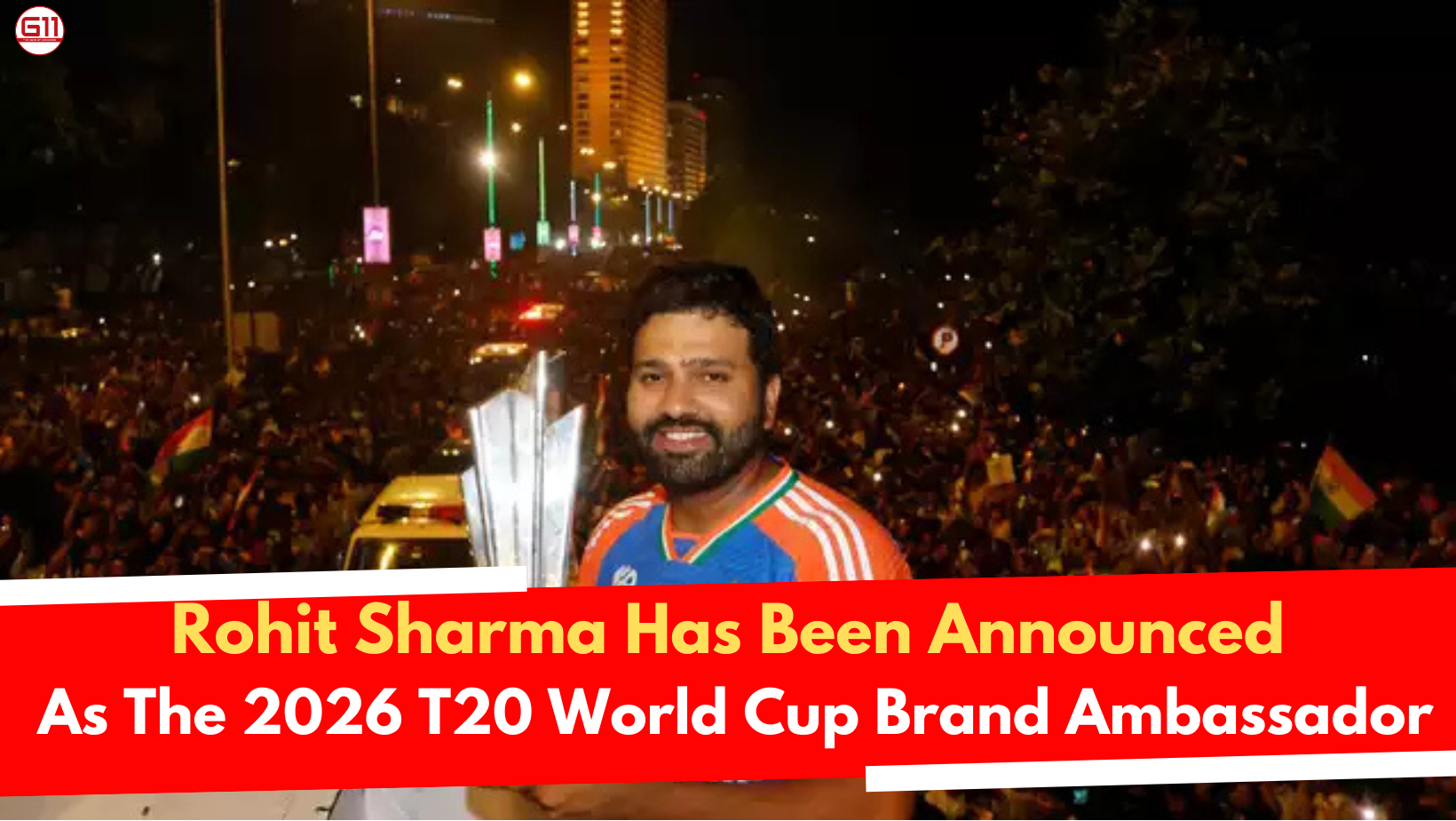 Rohit Sharma Has Been Announced As The 2026 T20 World Cup Brand Ambassador